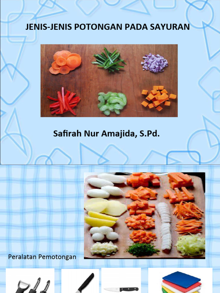 Potongan Sayur | PDF
