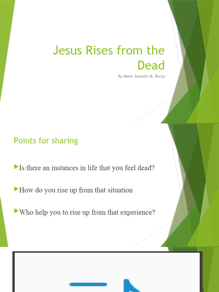 Jesus Rises From The Dead | PDF | Eastertide | Easter
