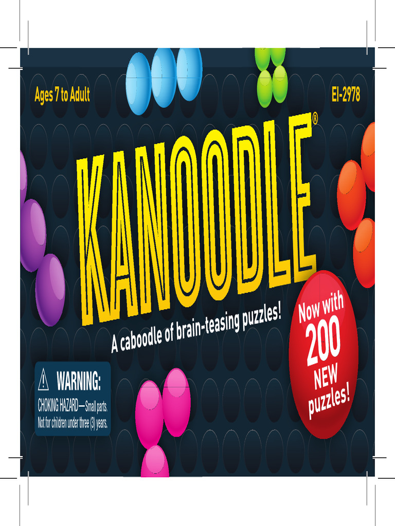 Kanoodle Genius Puzzle Instructions | PDF