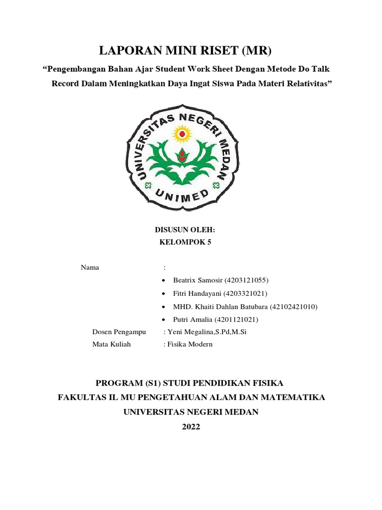 Pengembangan LKS Metode Do Talk Record | PDF