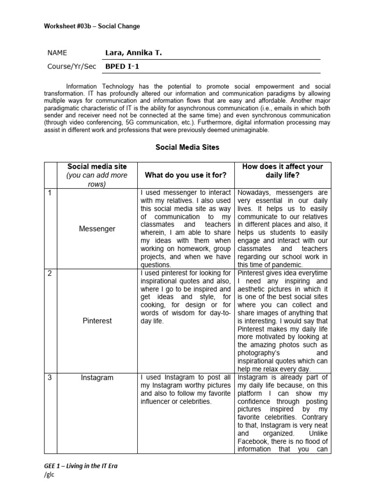 Worksheet - 03b - Lara, Annika T. | PDF
