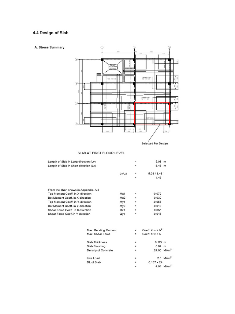 4.4 Slab Design | PDF | Composite Material | Physical Sciences