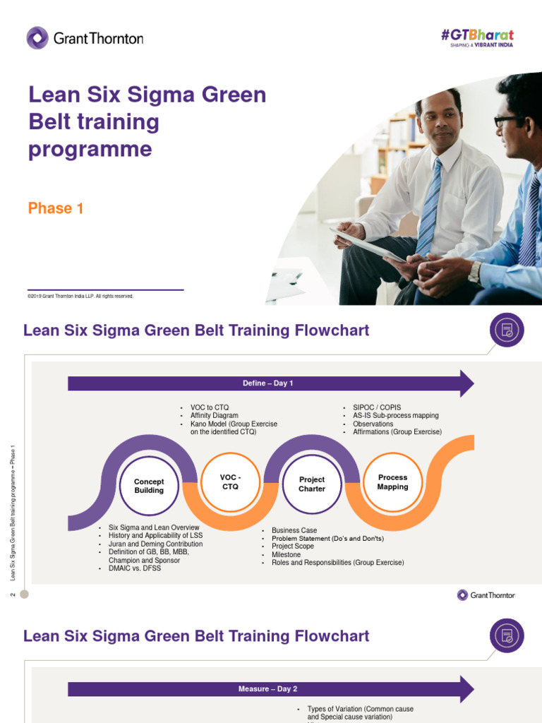 E1 Lean Six Sigma Green Beltv11institute 07072023191159 | PDF | Six ...