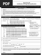 Form 2F (Sample) | PDF | Nursing | Licensure