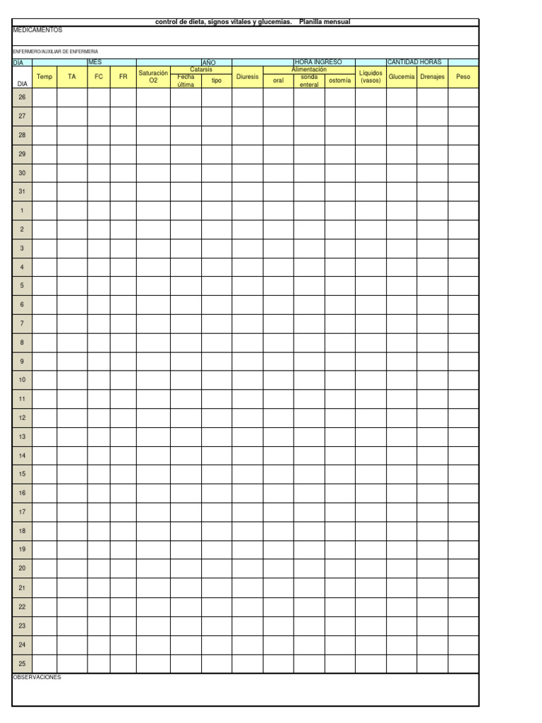 Planillas Asistencia 3 | PDF