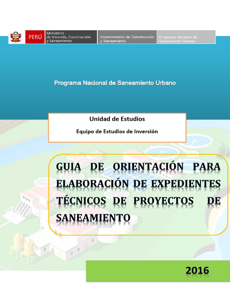 Guia Orient Exp Tec Saneamiento | PDF