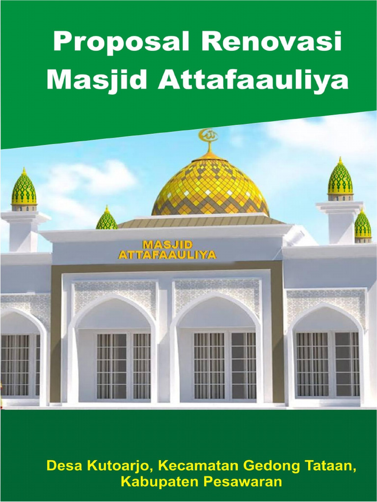 Proposal Renovasi Masjid Attaffa (1) - Dikonversi | PDF