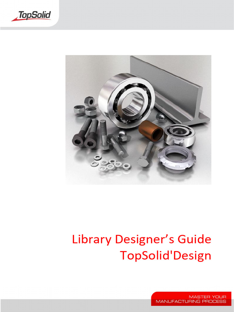 2023-1509 TopSolid'Design Library Designer's Guide | PDF | Library (Computing) | Computer File