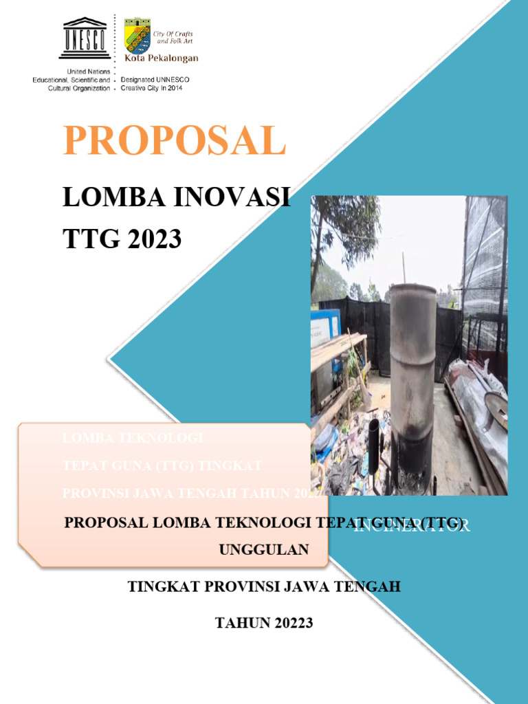 PROPOSAL Incenerator TTG 2023 | PDF