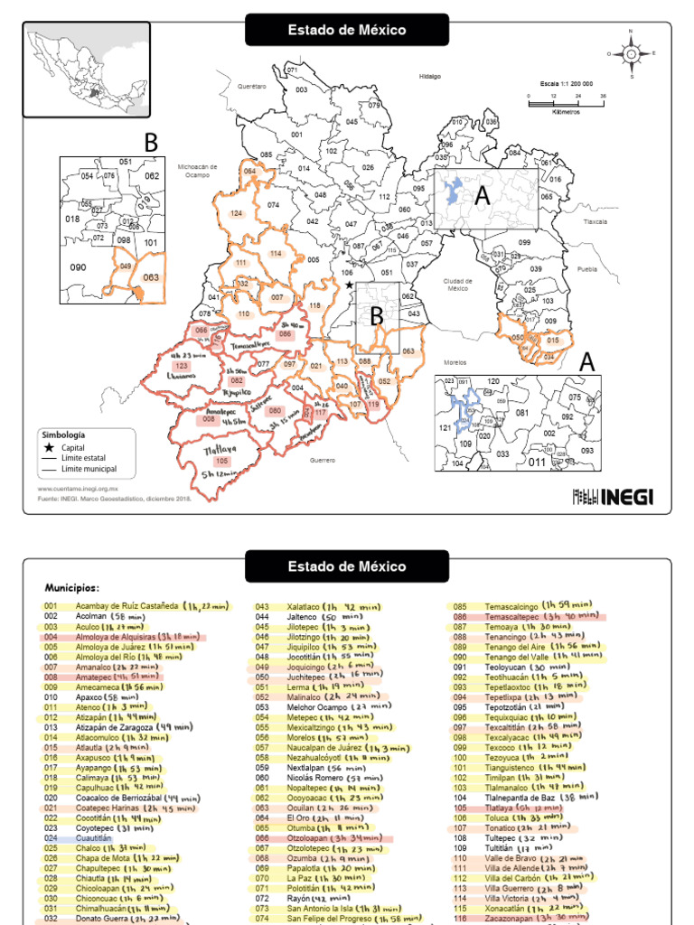 Mapa Edomex | PDF