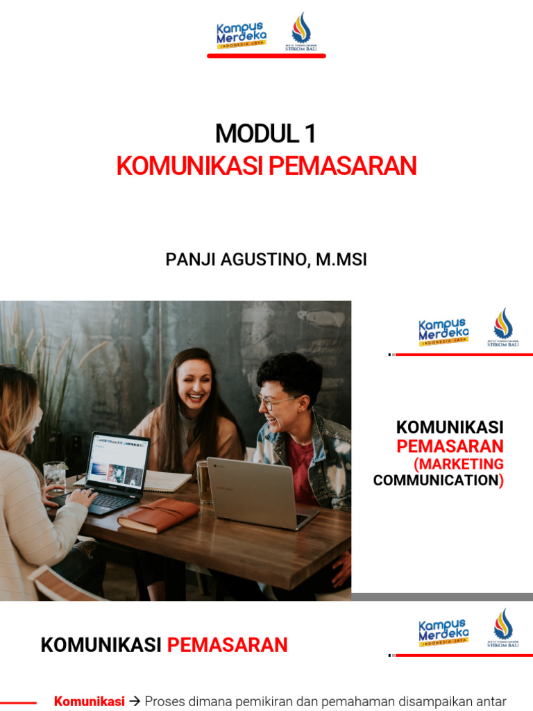 Modul 1 Komunikasi Pemasaran Pdf