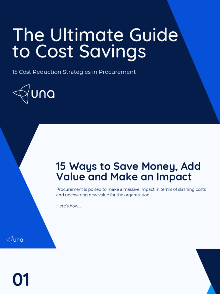 15 Procurement Cost Reduction Strategies | PDF | Supply Chain | Procurement