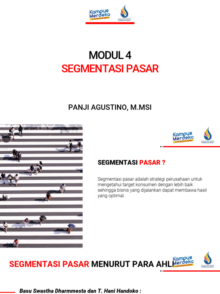 Modul 4 - Segmentasi Pasar | PDF