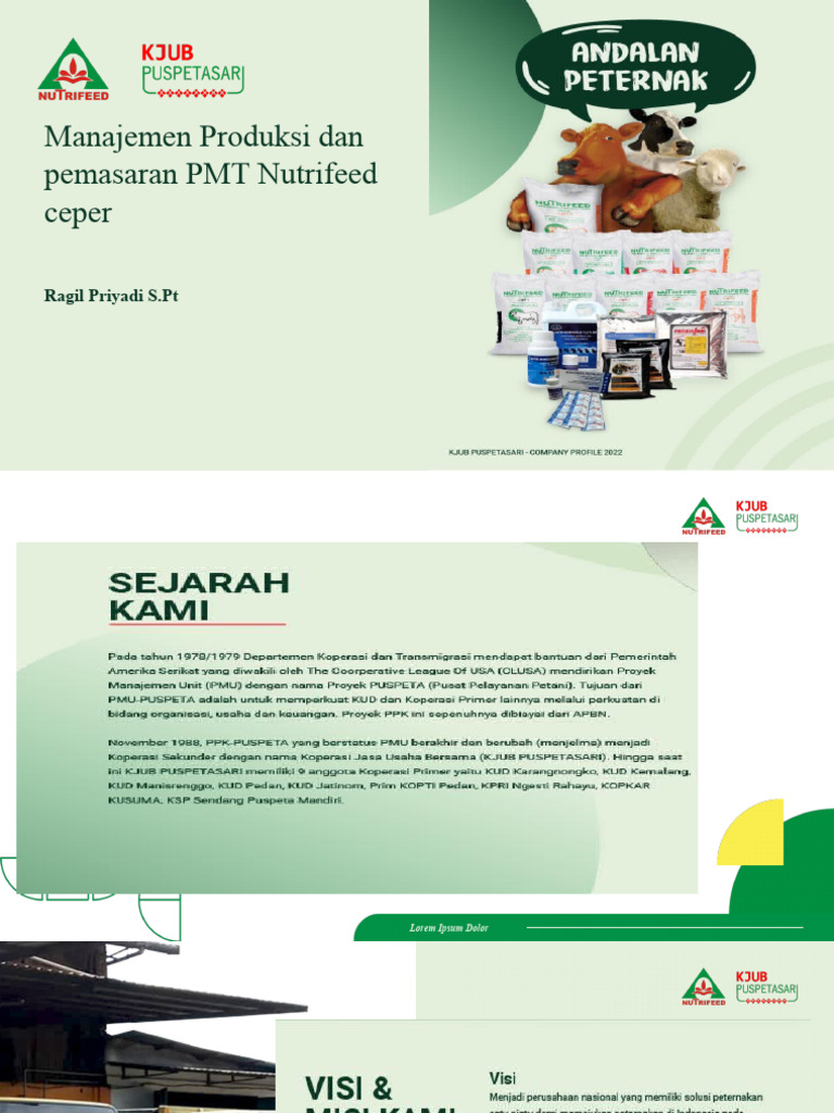 Manajemen Produksi Dan Pemasaran PMT Nutrifeed Ceper (Undip) Final Ok | PDF | Kesehatan Holistik ...