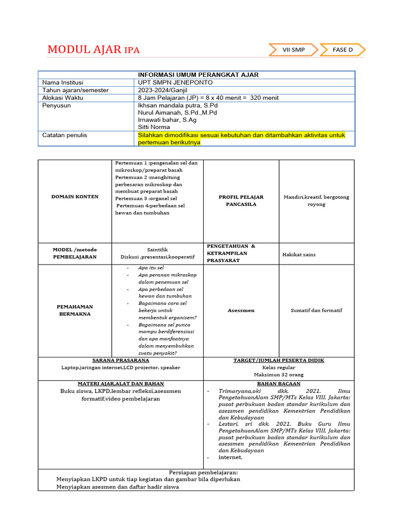 Modul Ajar SEL | PDF