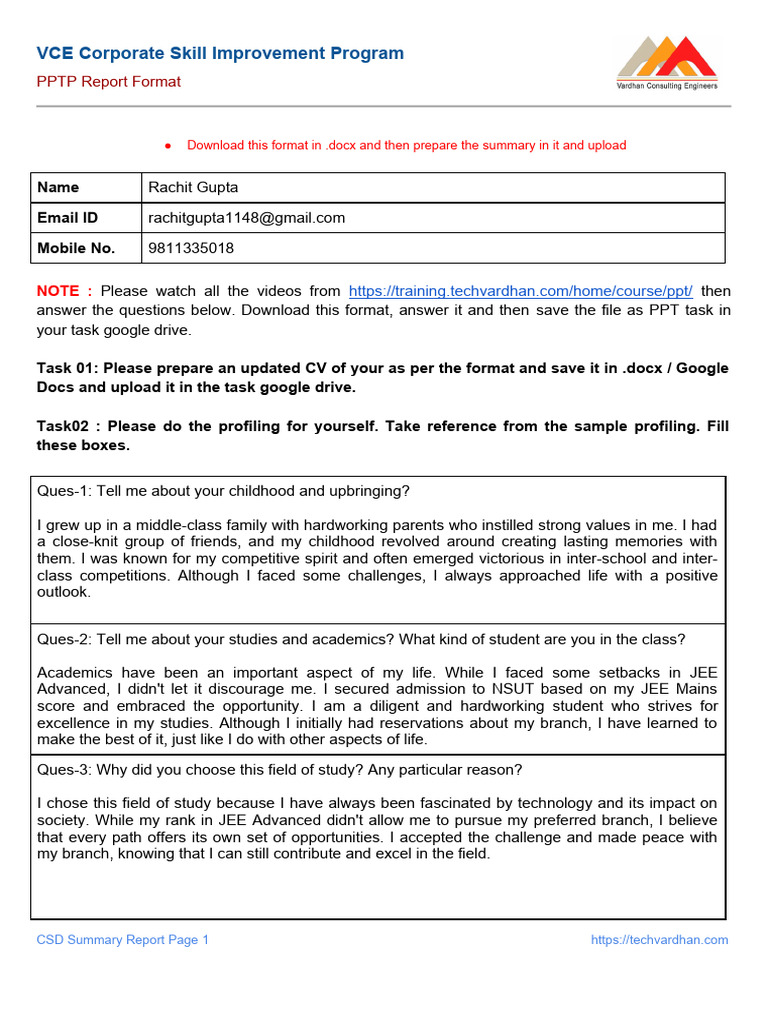 Task | PDF | Java Script | Experience