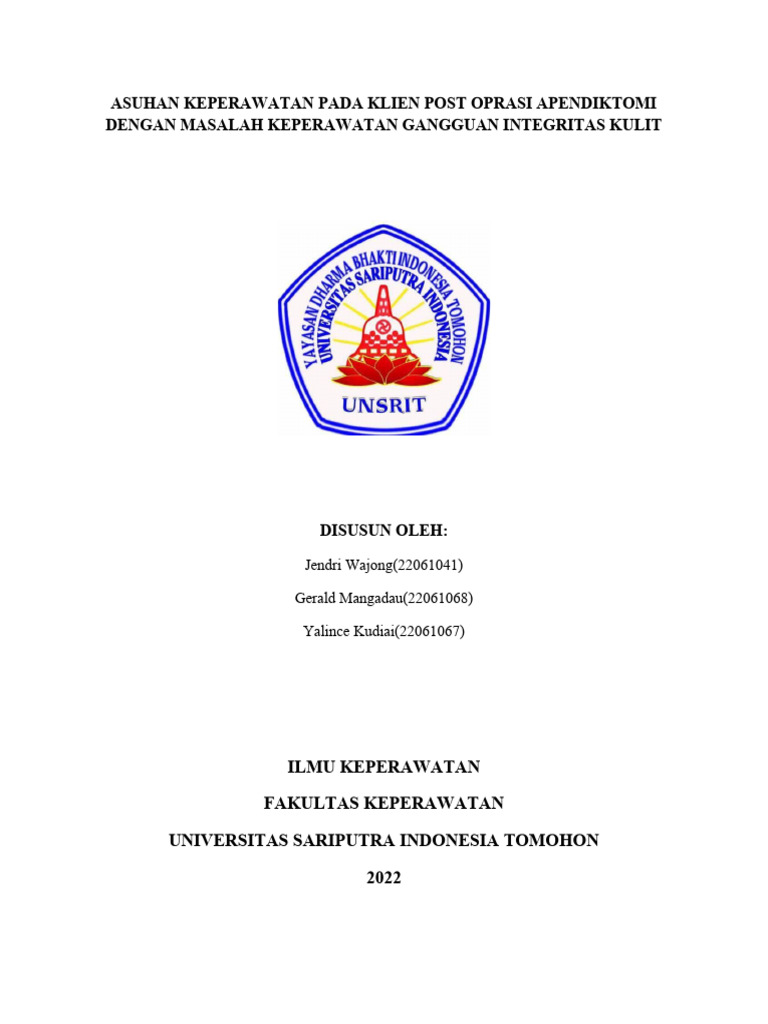 Tugas ASKEP Jendry Wajong | PDF