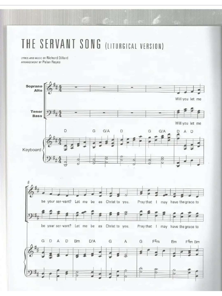 The Servant Song | PDF