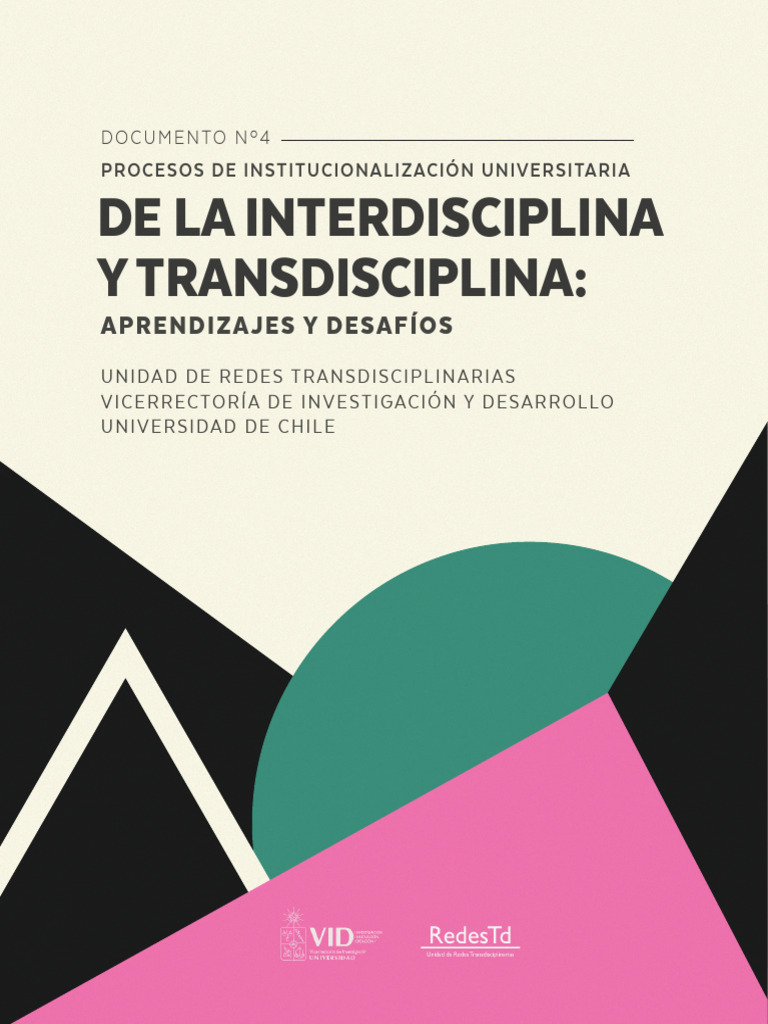 4to Documento. de La Interdisciplina y Transdisciplina Aprendizajes y ...