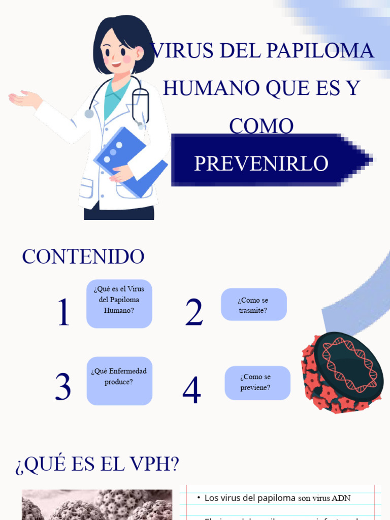 Prevención del Virus del Papiloma Humano | PDF | Virología | Medicina