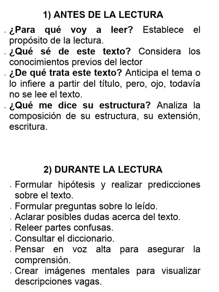 Estrategias de Lectura Efectiva | PDF | Crecimiento personal y ...
