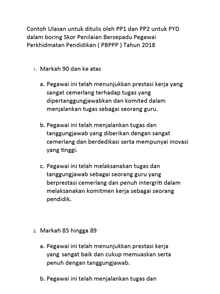 Contoh Ulasan Untuk Ditulis Oleh pp1 Amp pp2 | PDF | Karier & Perkembangan