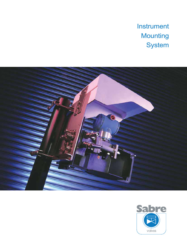 Sabre Instrument Mounting System Overview | PDF | Valve | Pressure ...