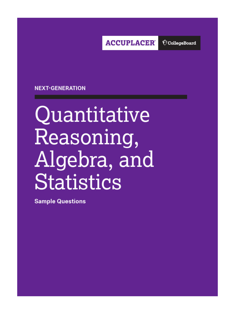 Next Gen Questions Quantitative Reasoning | PDF | Mathematics | Statistics
