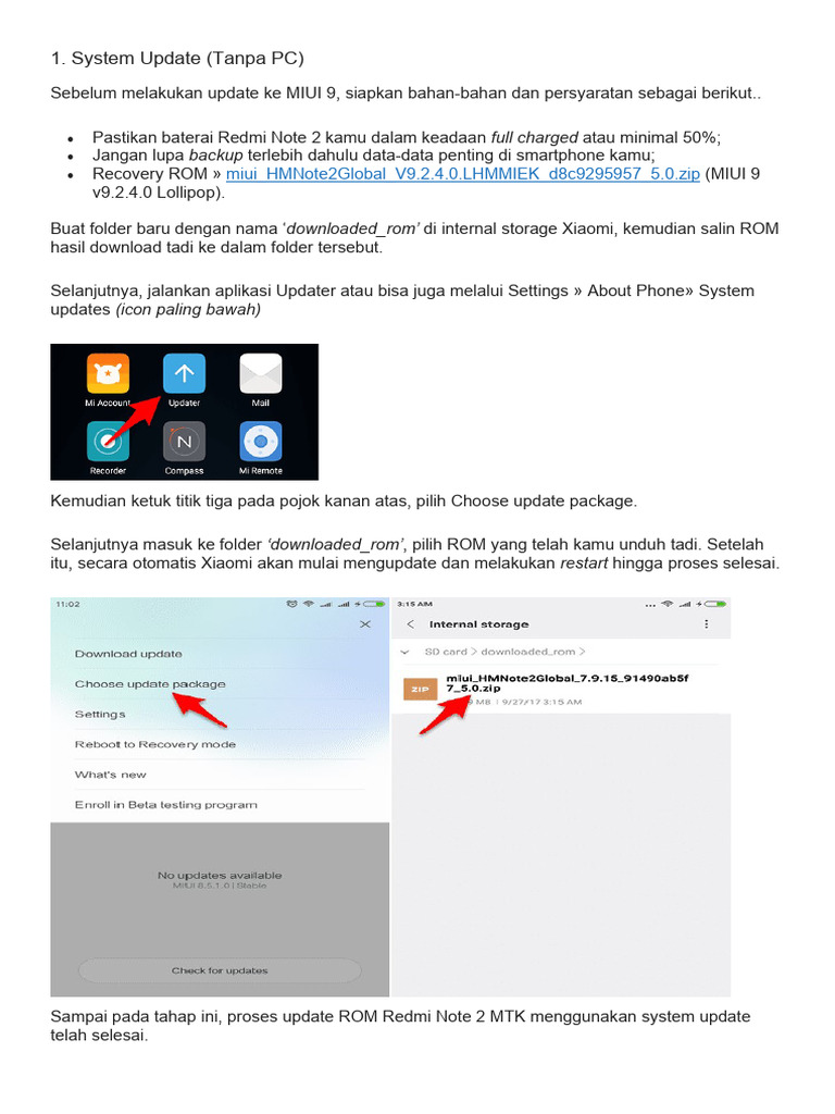 Cara Flashboot HP Xiaomi | PDF