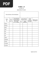 Form - 28 - Muster Roll | PDF