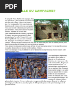Description D'une Ville en Français | PDF | France | La nature