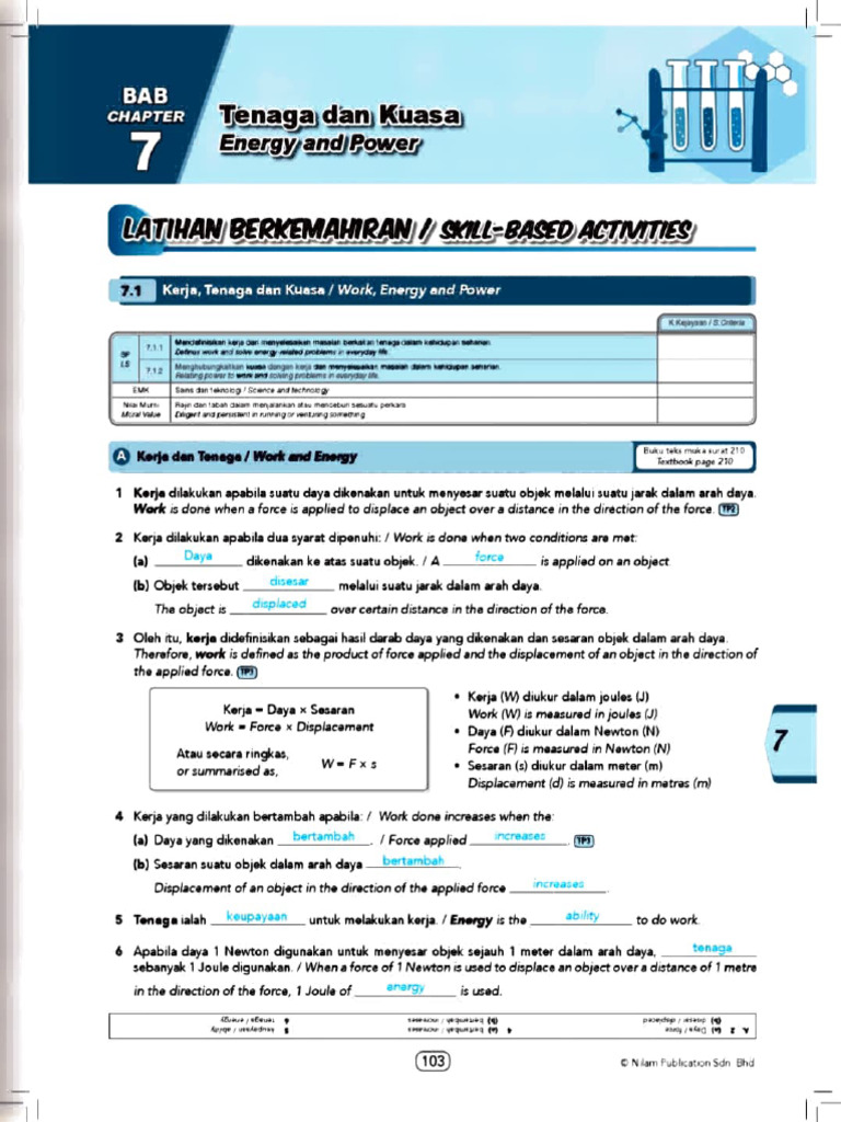 T3 SN Modul Nilam Bab 7 | PDF