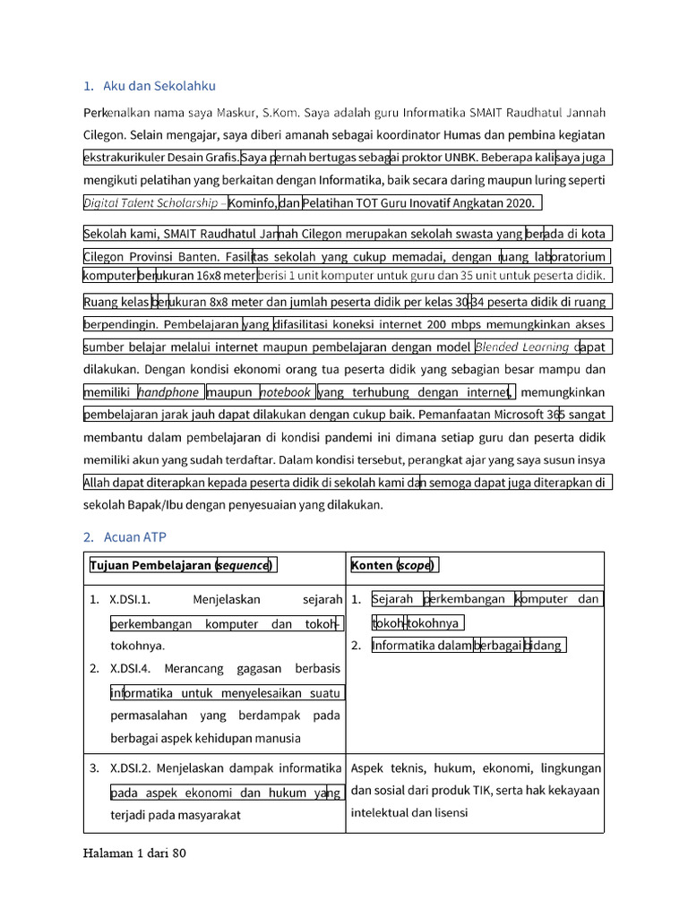 Modul Ajar Informatika 5 - Dampak Sosial Informatika | PDF