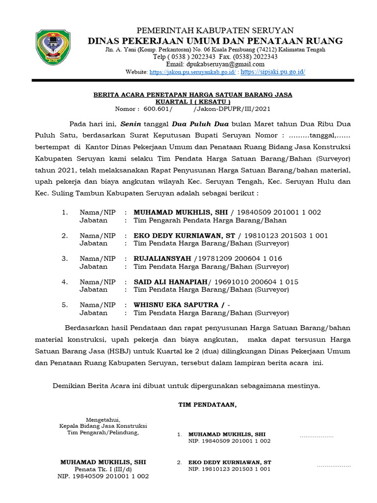 BA Survey HSBJ R Pulut | PDF | Sains & Matematika