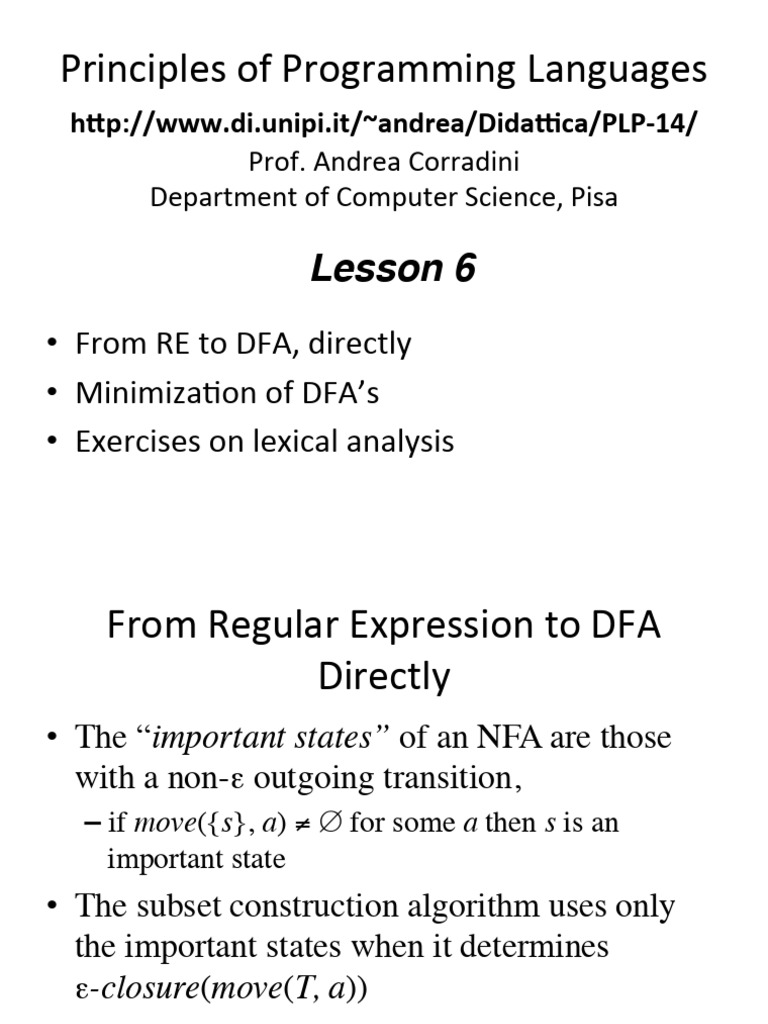 Unit 1 RE DFA Direct | PDF | Theory Of Computation | Computing Unit 1 RE DFA Direct | PDF | Theory Of Computation | Computing
