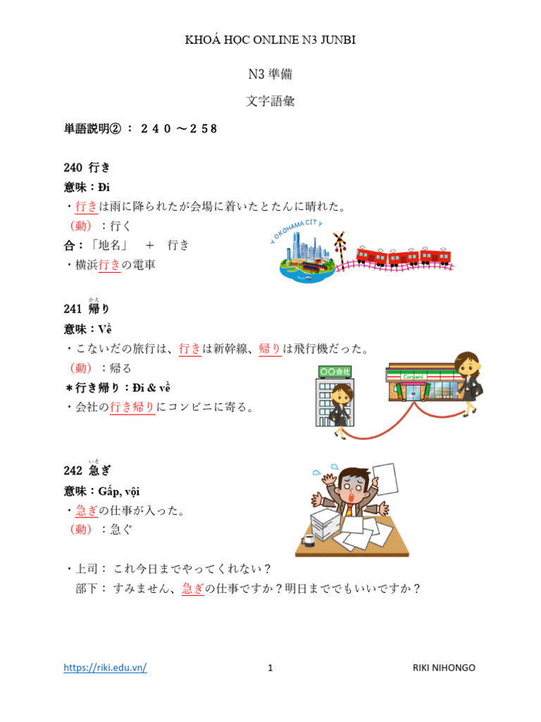 N3 Goi 240 - 258 | PDF