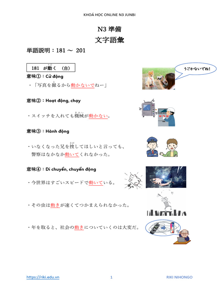 N3 Goi 181 - 201 | PDF