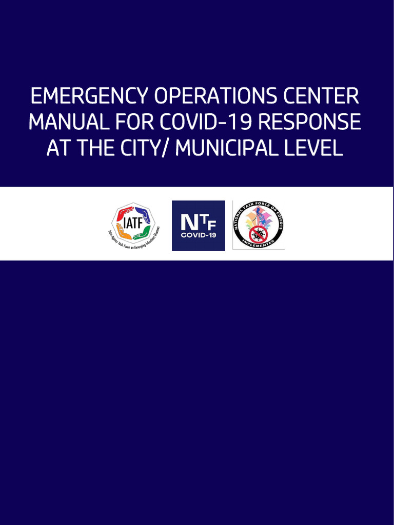 Emergency Operations Center Manual For Covid-19 Response at The City ...
