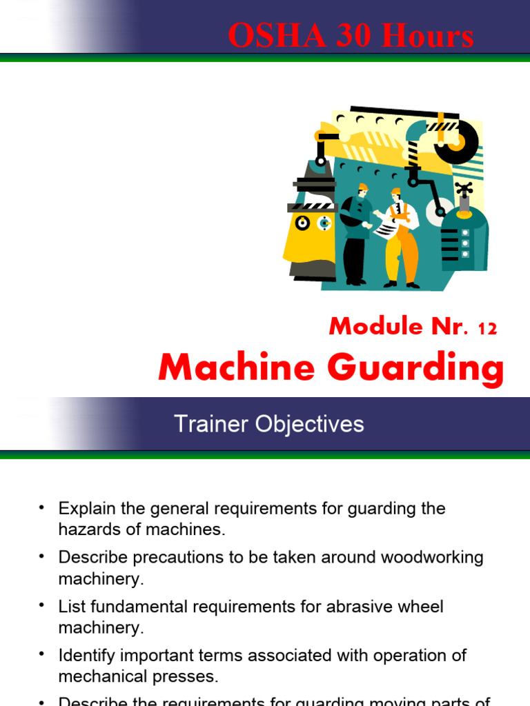 12 - Machine Guarding | PDF
