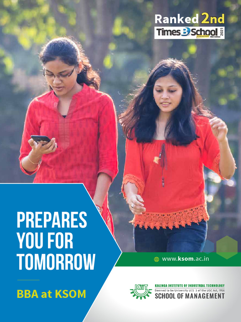 KSOM BBA Brochure 2023 | PDF | Analytics | Marketing