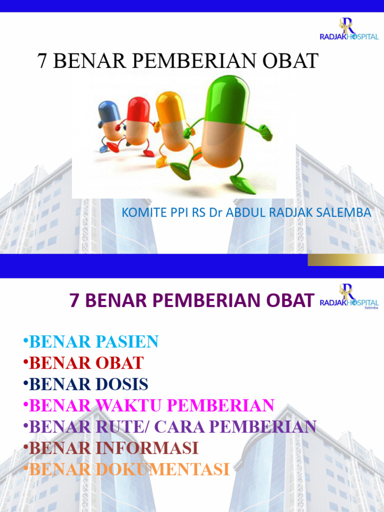 7 Langkah Benar Pemberian Obat | PDF | Pengembangan Diri | Sains ...