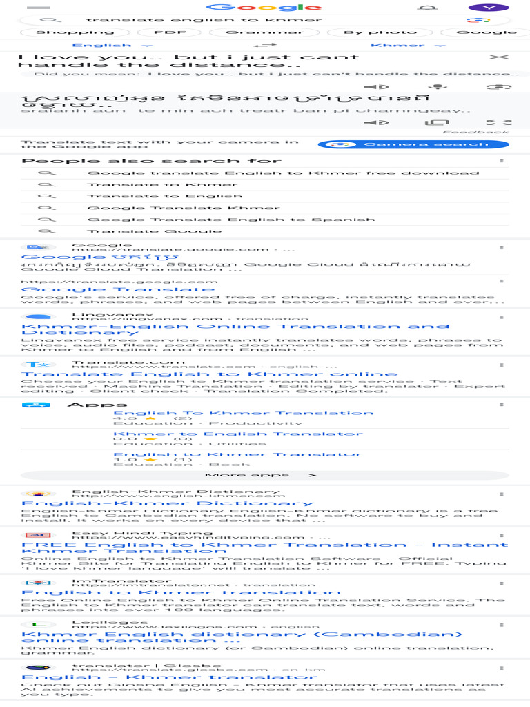 Translate English To Khmer - Google Search | PDF | Translations | Software