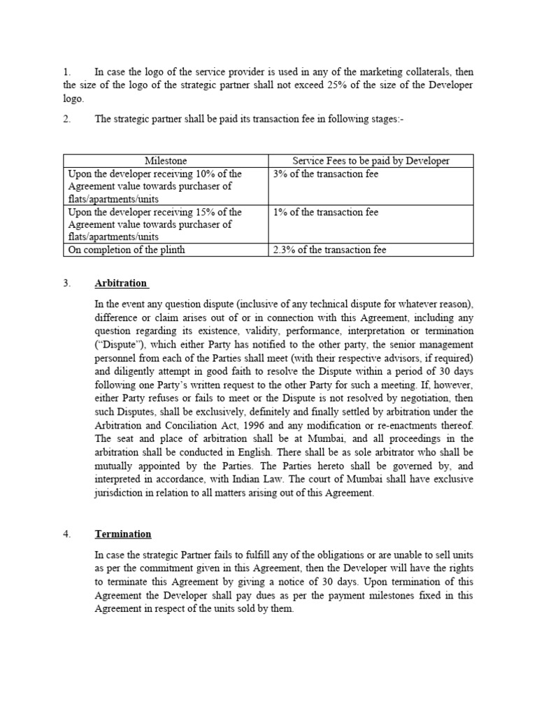 Clauses 1 | PDF | Business | Finance & Money Management