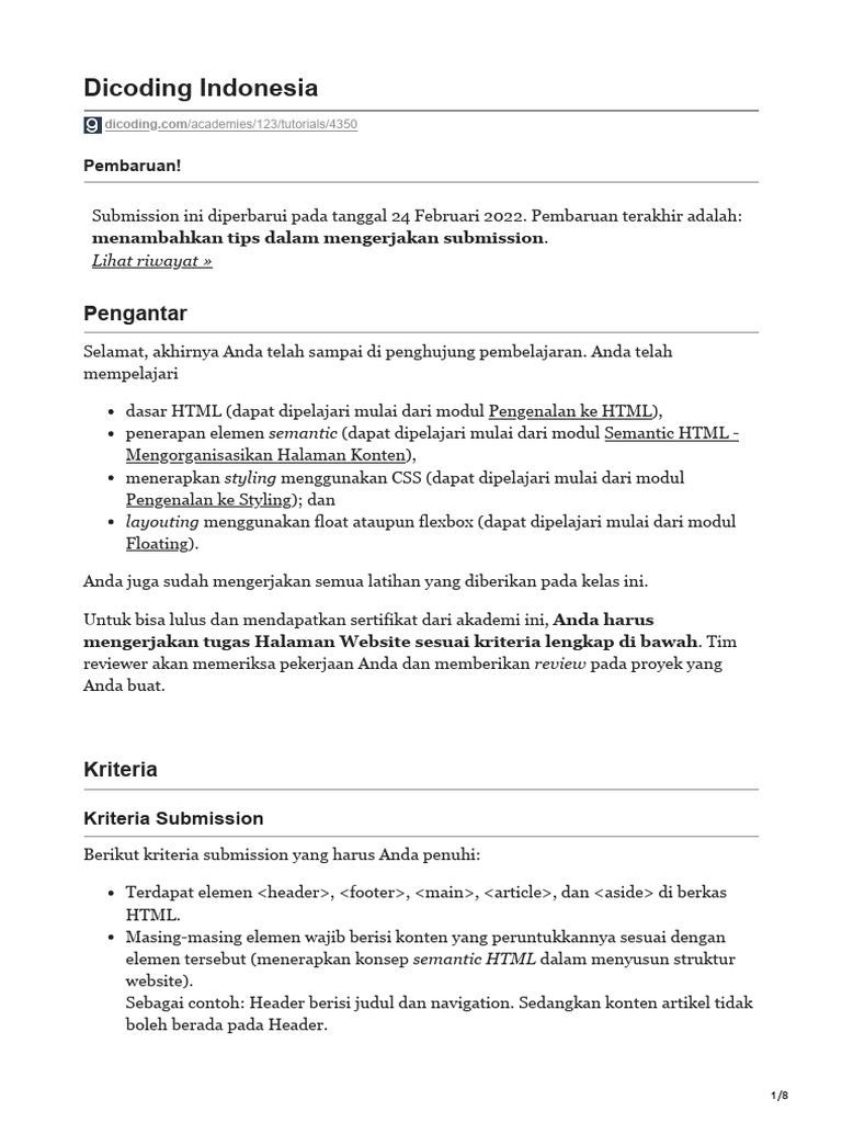 Dicoding Indonesia | PDF