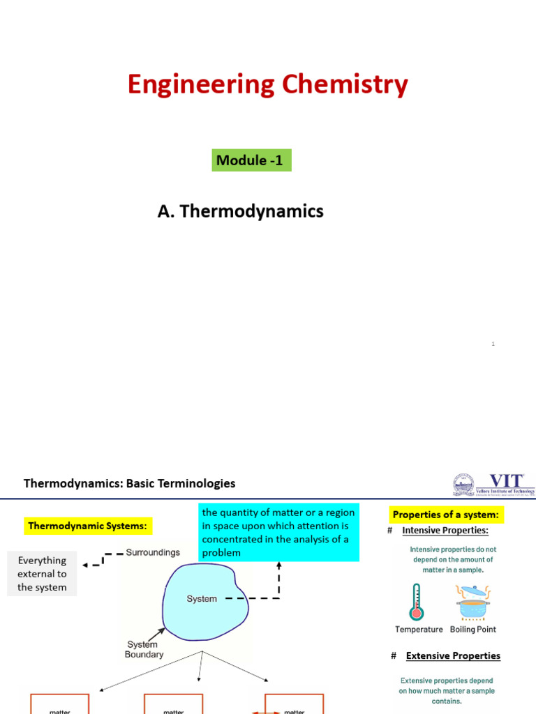 Module 1 | PDF | Entropy | Heat