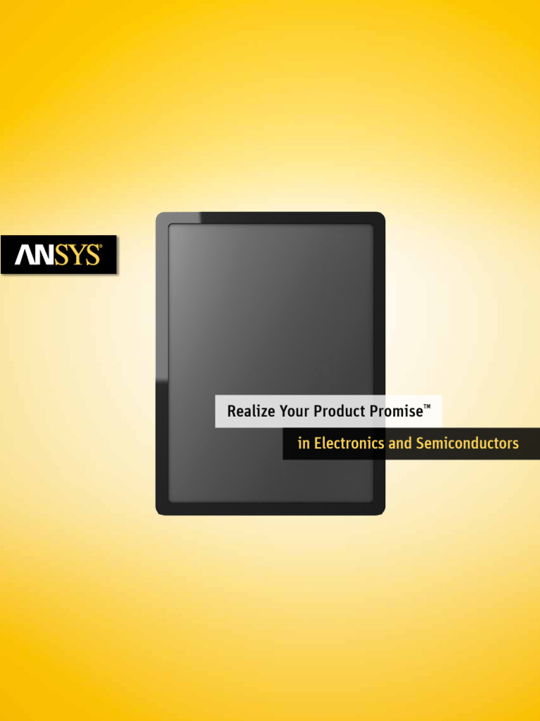 ANSYS Electronics and Semiconductor Brochure PDF | PDF | Electronics ...