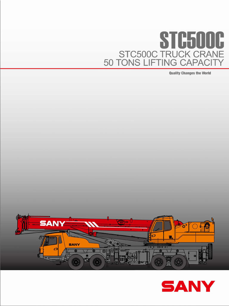 Sany Stc500 50 Ton Truck Mounted Crane | PDF