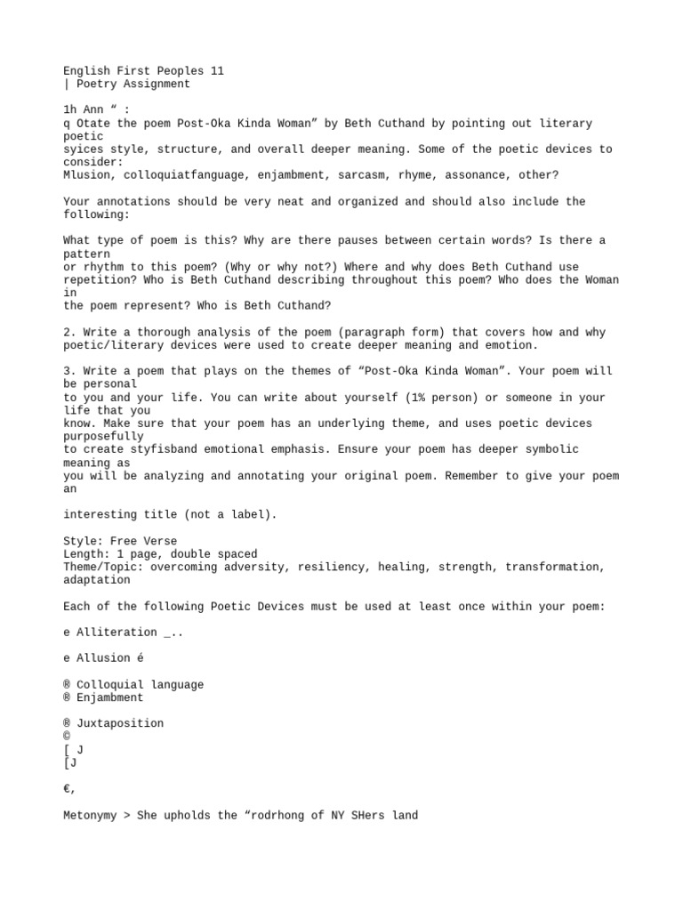 Poem | PDF