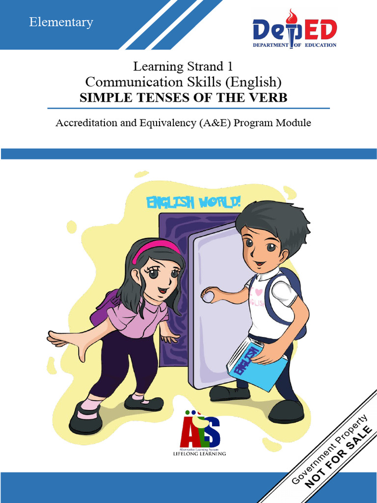 3final Ls1eng Simple-Tenses-Of-The-Verbs Region NCR | PDF | Grammatical ...