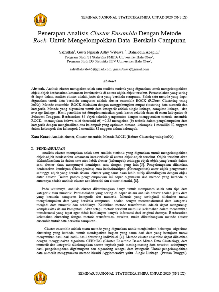 Semnas Unpad 2020 Safrullah008 | PDF | Komputer